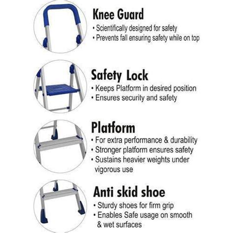 Paffy Aluminium Maple 6 Step Folding Ladder At Rs 1200 Piece In