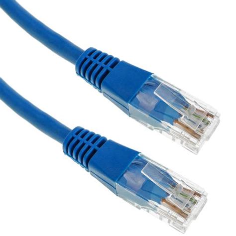 0 5 M Blue Cat 5e UTP Ethernet Network Cable Cablematic