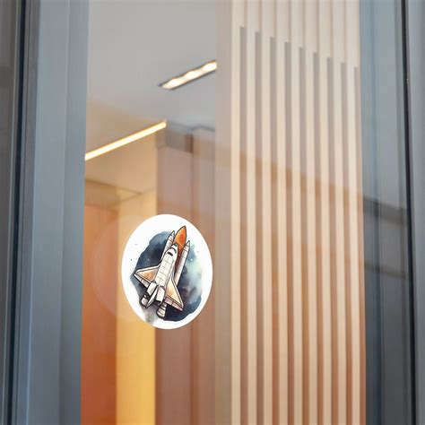 Space Shuttle Sticker Spaceship Sticker Sticker For Laptop Sticker