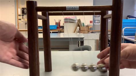 Newton S Cradle Demonstration YouTube