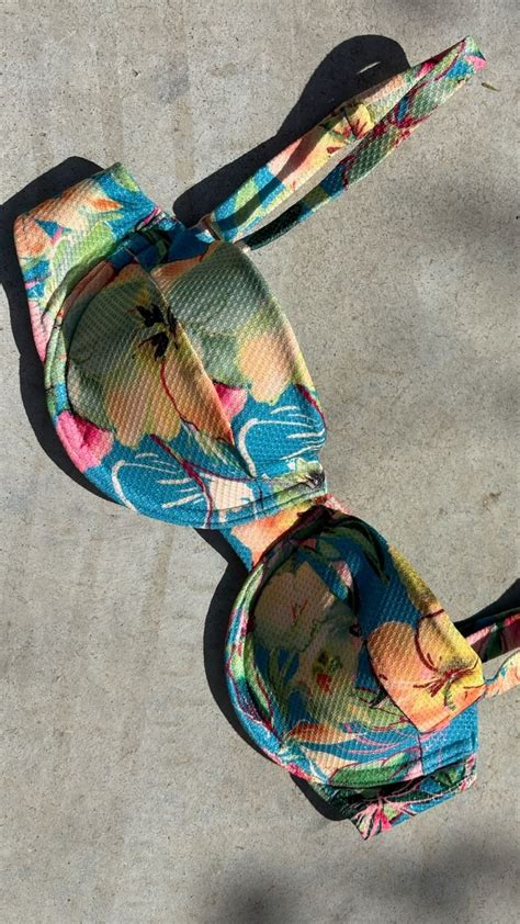 Bikini Sostenible Bimba Aloa Top Balconette Y Braga Clásica Floral