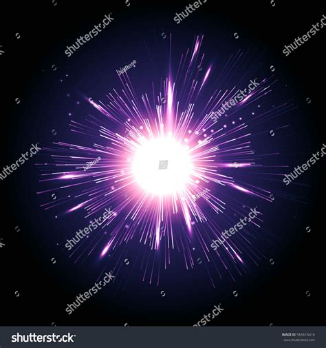 Glowing Light Effect Sparkle Background Magic Vector De Stock Libre De Regalías 565616410