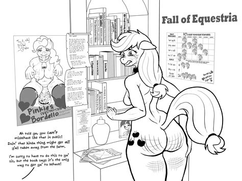 Rule 34 2014 Absurd Res Anthro Anthrofied Applejack Mlp Bell Black