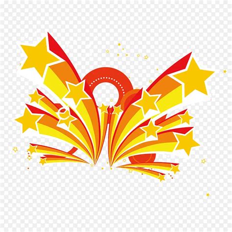 立体五星装饰PNG图片素材下载 图片编号qanxkren 免抠素材网