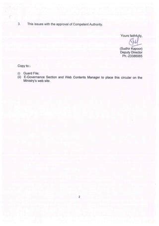 Section 391 latest circular from Ministry of Corporate Affairs | PDF