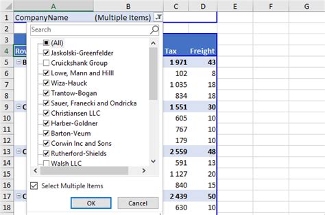 Pivot Table Enhancements EPPlus Software