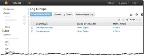 Store And Monitor OS Application Log Files With Amazon CloudWatch AWS News Blog