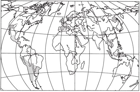 Distribution Of Recent And Fossil Oxycoryninae Remarks Pentagon