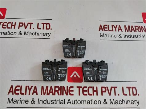 Siemens 3sb3400 0d Selector Switch With Contact Block Aeliya Marine