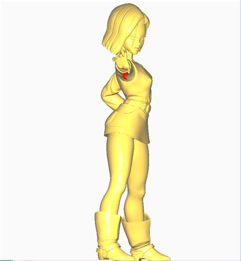 Stl File Android 18 🤖・3d Print Design To Download・cults
