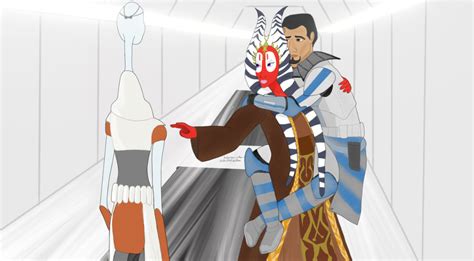 Ahsoka Tano And Shaak Ti Kiss
