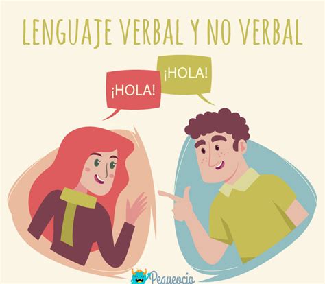 Lenguaje Verbal Y No Verbal Explicación Fácil Pequeocio