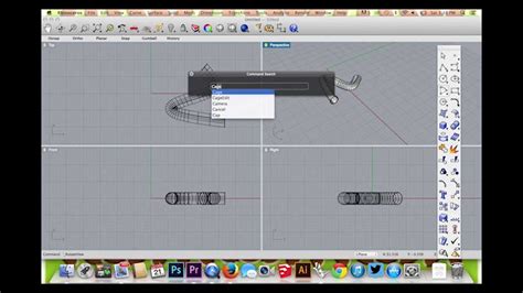 sweep and cap commands in rhino 3d youtube