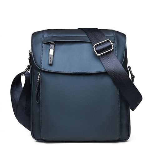 Solid Casual Messenger Bag For Men Waterproof Oxfo Grandado