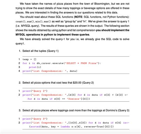 Queries In Class We Were Introduced To Sql And The Chegg