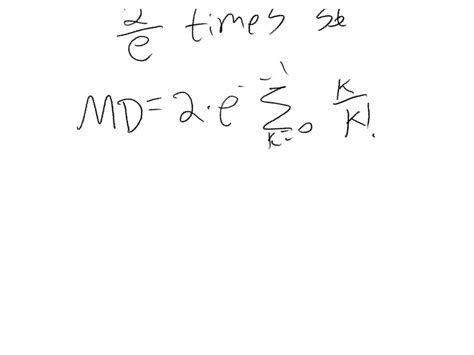 Prove That In A Poisson Distribution With Unit Mean Mean Deviation About Mean Is E Times