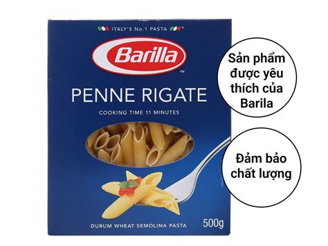 Nui ống xéo số 73 Penne Rigate Barilla 500g Bách hóa XANH