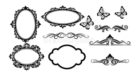 Classic Elegant Vector Frames Stock Illustrations 23342 Classic