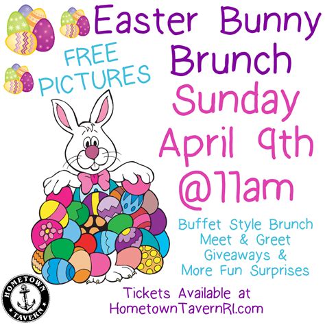 Easter Bunny Brunch Hometown Tavern