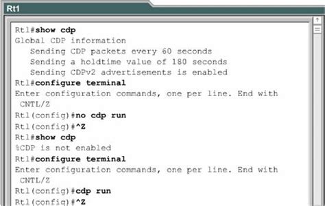 Cisco Discovery Protocol CDP