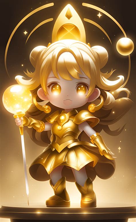 Golden Magical Girl By Nezukorempadeviart07 On Deviantart