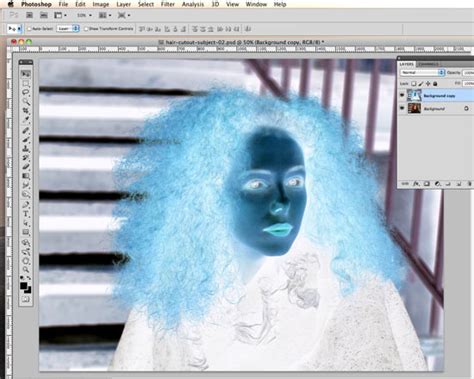 How To Cut Out Hair In Photoshop Using Replace Color And Levels