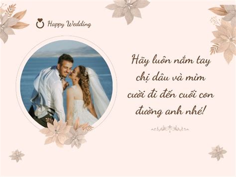 lời chúc mừng đám cưới anh trai ngắn gọn hay và ý nghĩa nhất