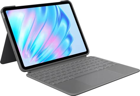 Logitech Combo Touch Detachable 10th Gen Ipad Keyboard Case With Large Precision Trackpad Full