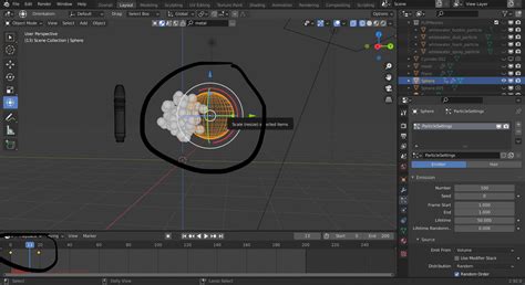 Rendering How To Make Particles Move With Object Blender Stack