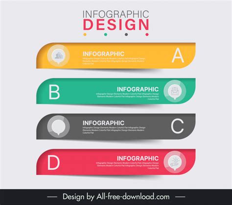 Infographic 5 Elements Template Flat Symmetric Pentagon World Map