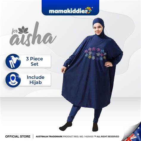 Plus Size Islamic Women Muslimah Swimming Suit Baju Renang Burkini