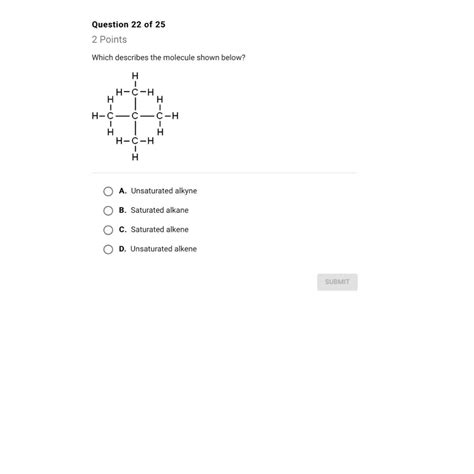 Which Describes The Molecule Shown Below Apex