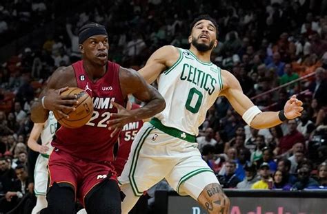 Tatum And Brown Combine For 57 Celtics Top Heat 111 104