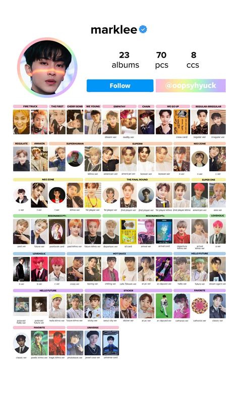 𝐌𝐚𝐫𝐤 in 2022 photocard photo card template nct