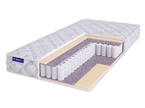 Матрас Beautyson Roll Spring Latex 1 S600, 120х200, 16 см, пружинный ...