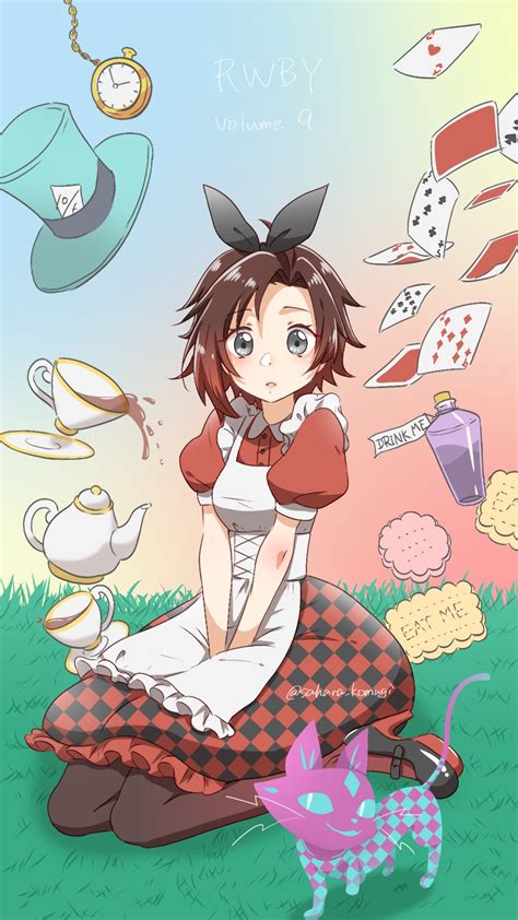 In Wonderland R Rwby Ruby Rose