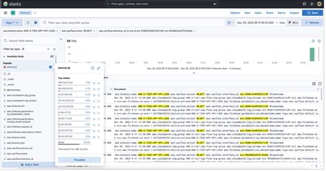 Monitor Virtual Private Cloud Vpc Flow Logs Elastic Docs