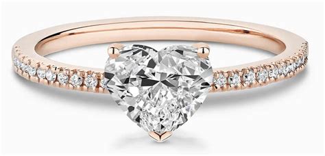 Weve Fallen For Heart Cut Engagement Rings
