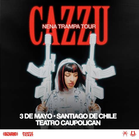 Cazzu Llega A Chile Con “nena Trampa Tour” 3 De Mayo En Teatro
