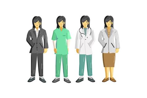 Doctors Nurses Teachers Office Worker 2211057