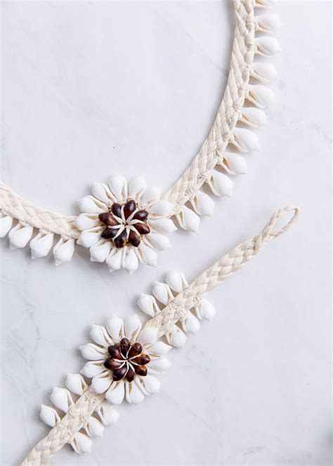 Marshallese Jewelry Micronesian Jewelry Set Light Alu Etsy