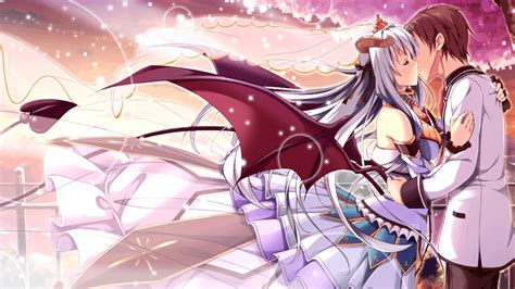 Anime Kissing Wallpapers Wallpaper Cave