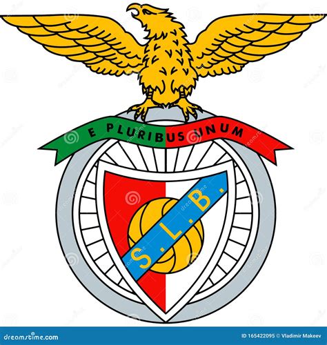 L emblème Du Club De Football Benfica Portugal Image éditorial