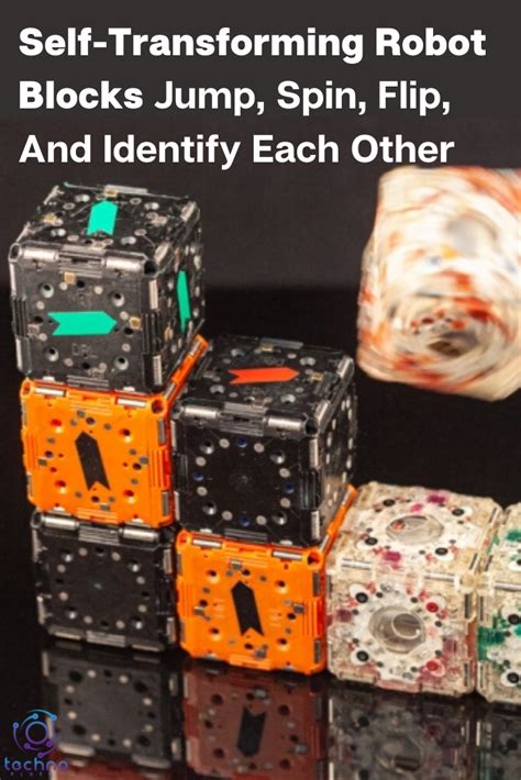 Self Transforming Robot Blocks Jump Spin Flip And Identify Each