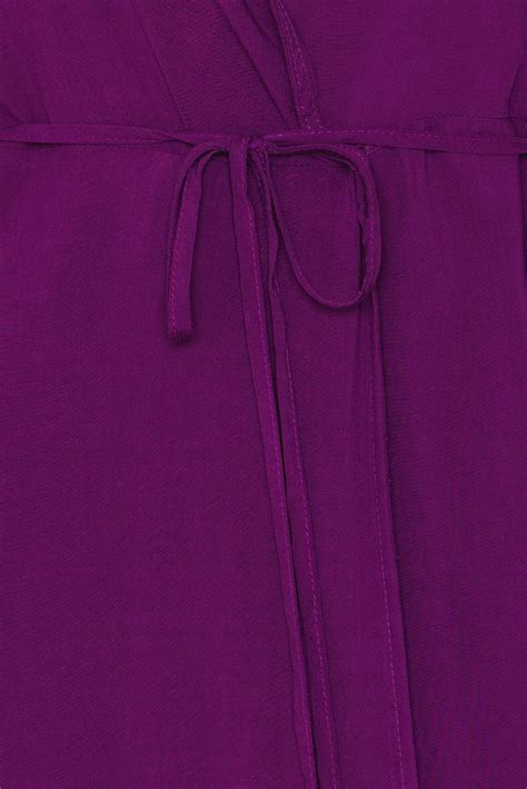 Coat Dress Purple Na