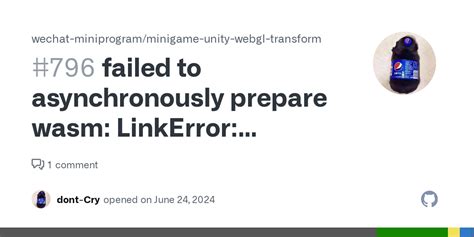 Failed To Asynchronously Prepare Wasm Linkerror Stantiate Import 6 Module