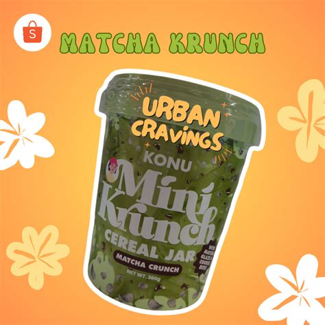 Extra Big Konu Mini Krunch Cereal Jar Shopee Philippines