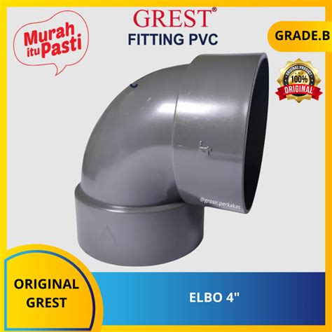 Jual Elbo Elbow Grest Ukuran 4 Inch Fitting Knee Grest [b][