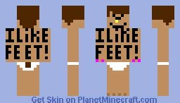 I Like Feet For Lucas Minecraft Skin