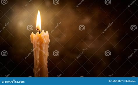 Candle Flame Close Up On A Dark Background Candle Light Border Design